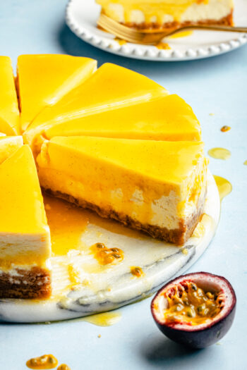 The Best Passionfruit Cheesecake Recipe - Butter Love & Salt