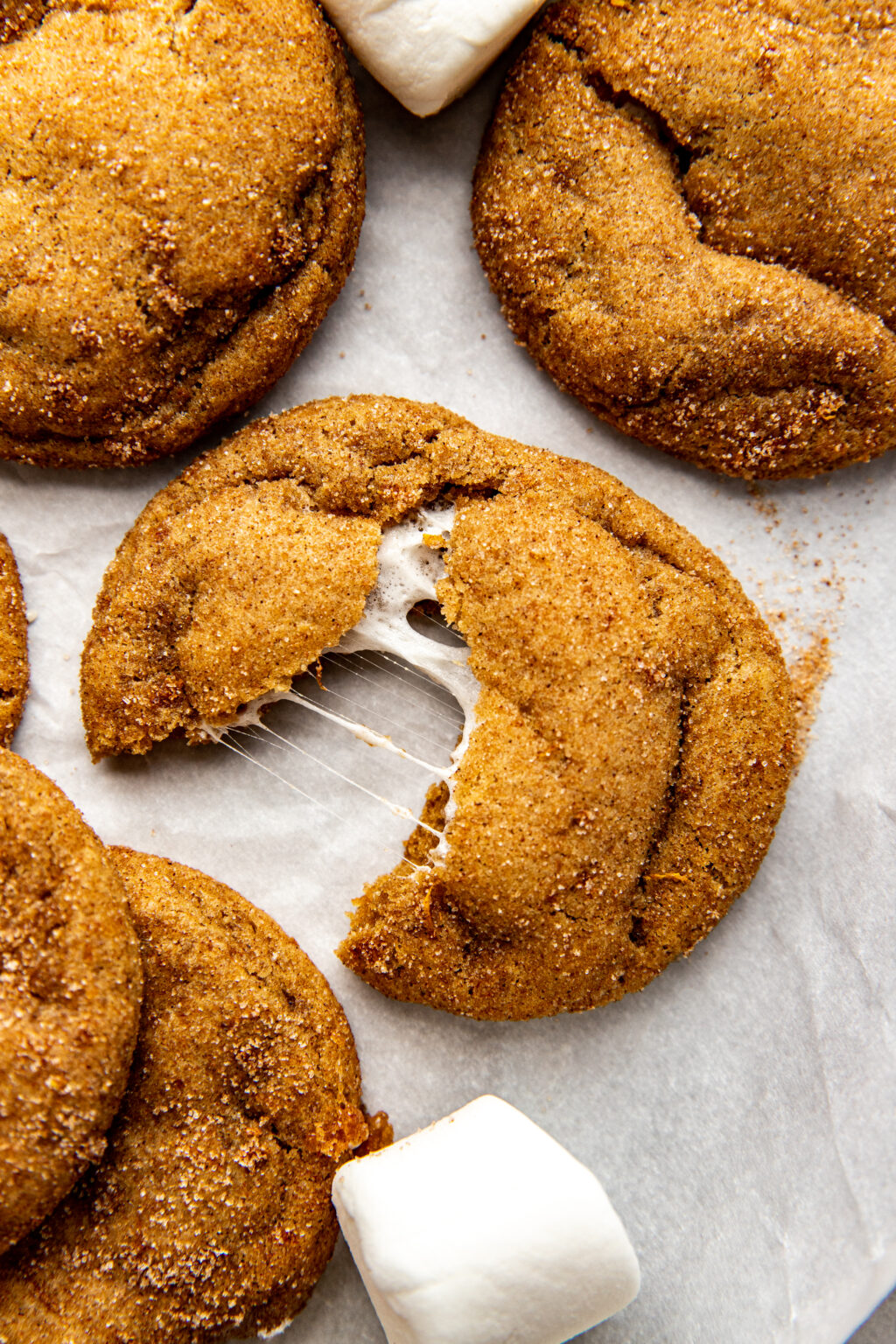 Sweet Potato Cookies with Marshmallow - Butter Love & Salt