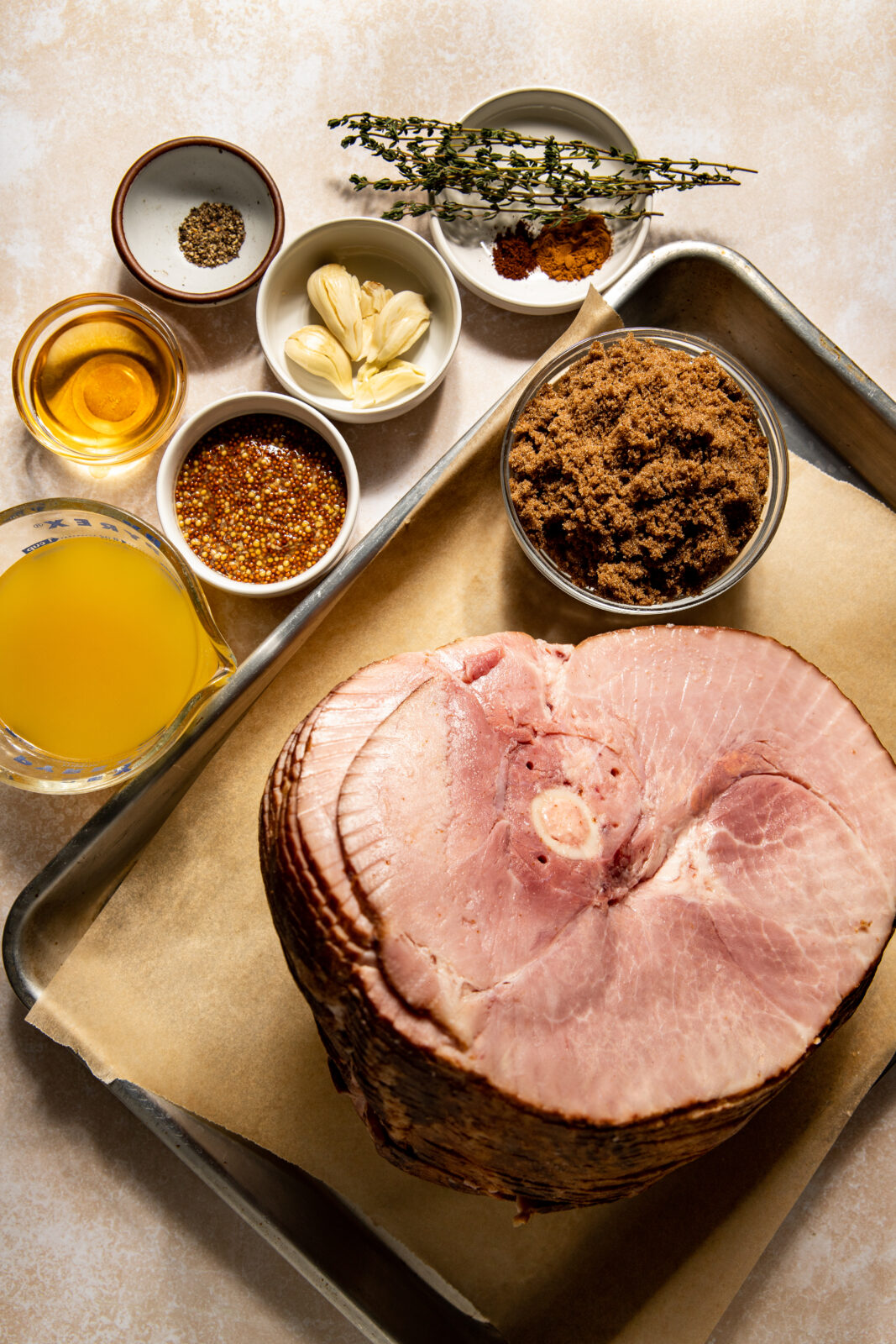 Baked Ham with Brown Sugar Glaze - Butter Love & Salt