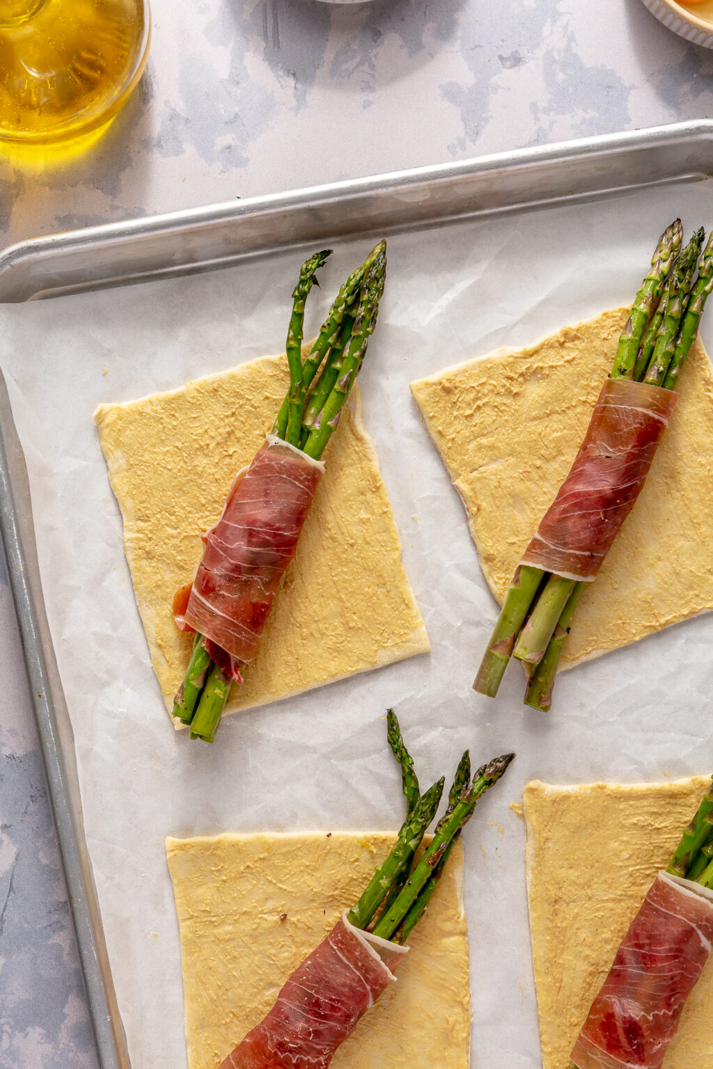 Asparagus Puff Pastry with Prosciutto and Gruyere - Butter Love & Salt