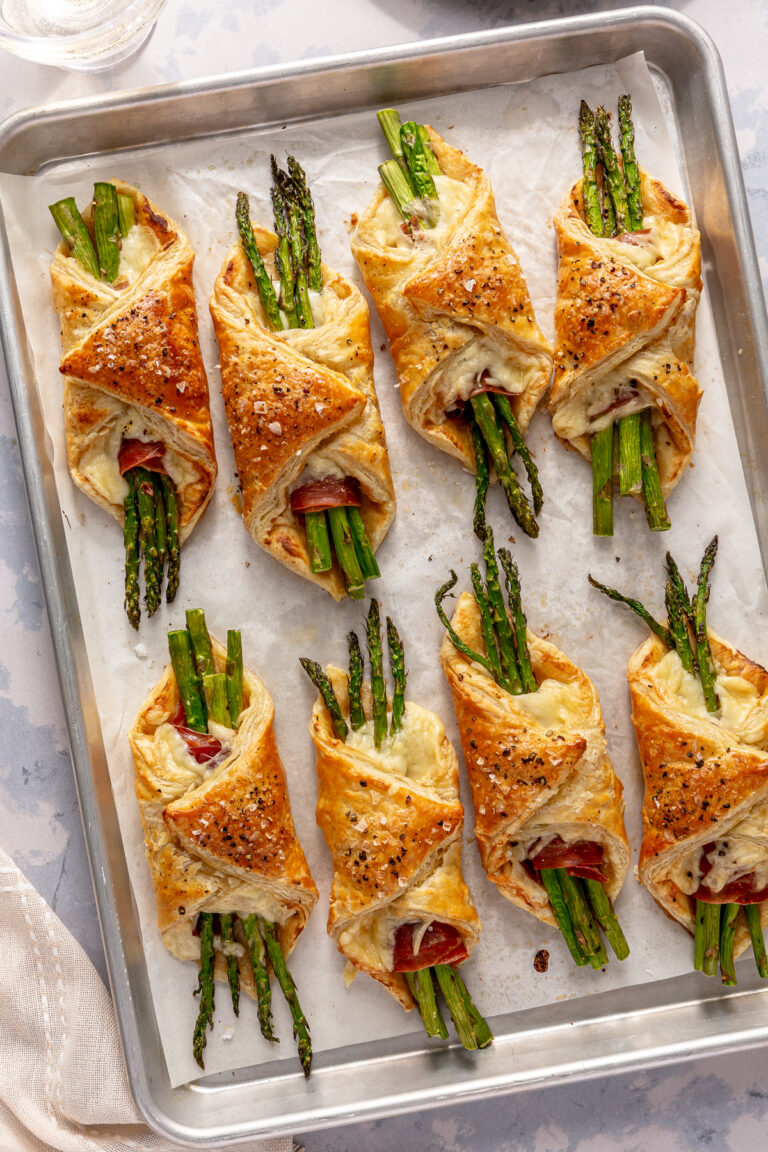 Asparagus Puff Pastry with Prosciutto and Gruyere - Butter Love & Salt