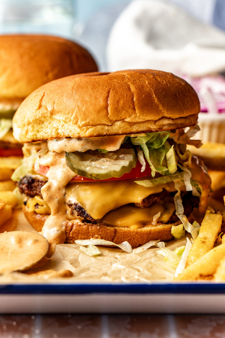 The BEST Smash Burger Recipe with Smash Burger Sauce - Butter Love & Salt