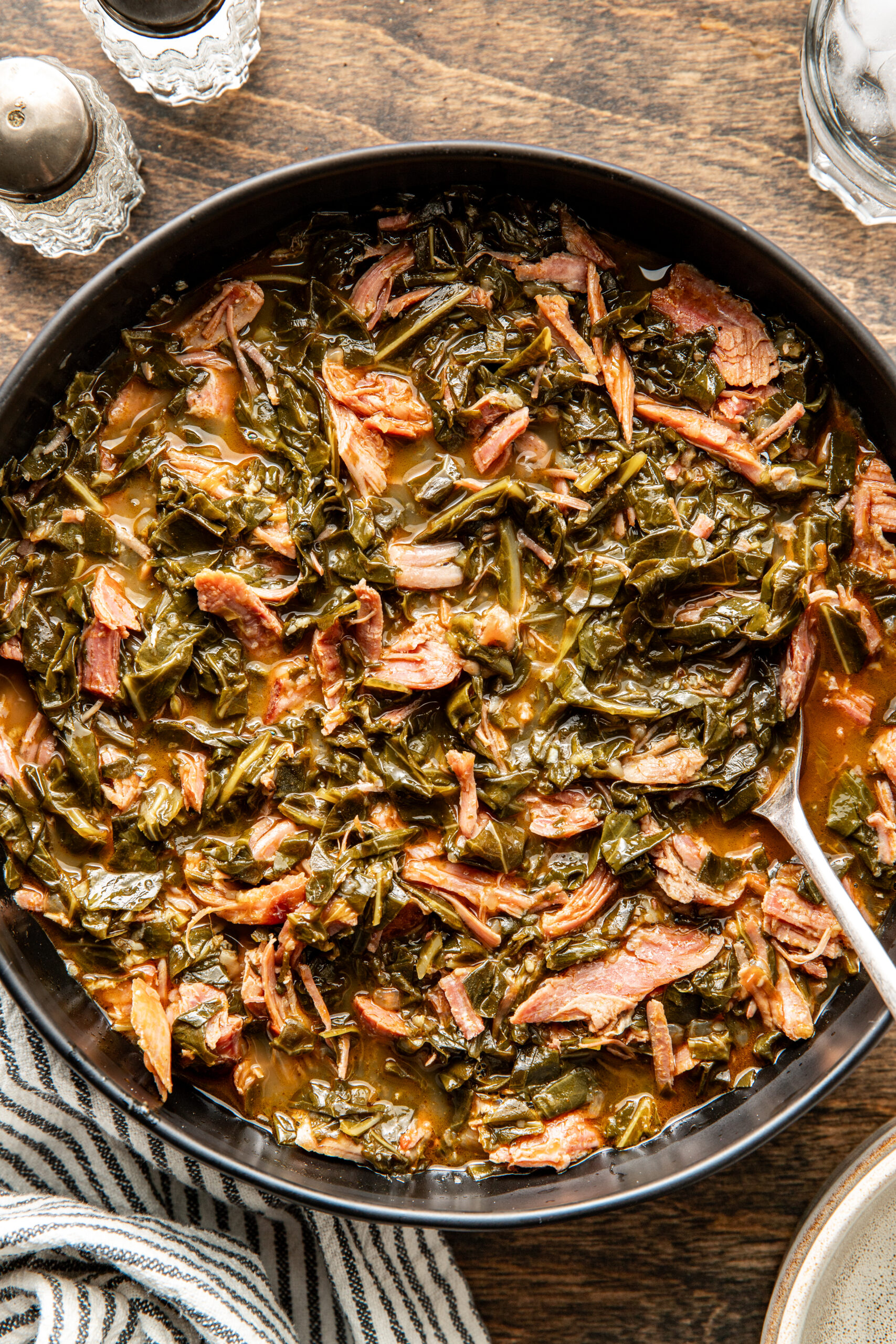 Southern Collard Greens with Smoked Turkey - Butter Love & Salt