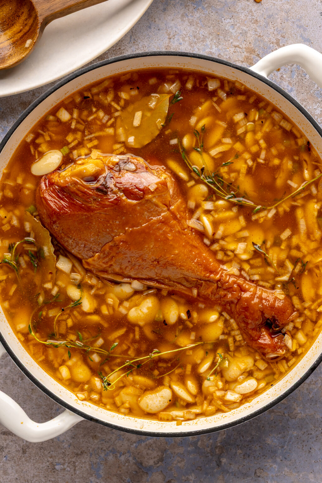 Southern Butter Beans with Smoked Turkey - Butter Love & Salt