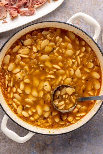 Southern Butter Beans with Smoked Turkey - Butter Love & Salt