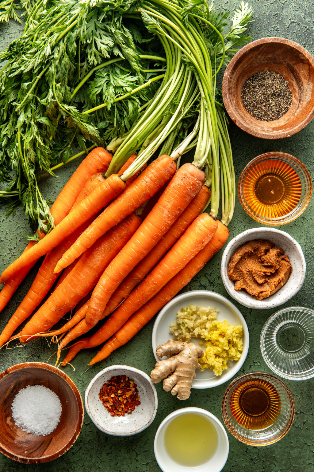 Roasted Miso Glazed Carrots - Butter Love & Salt