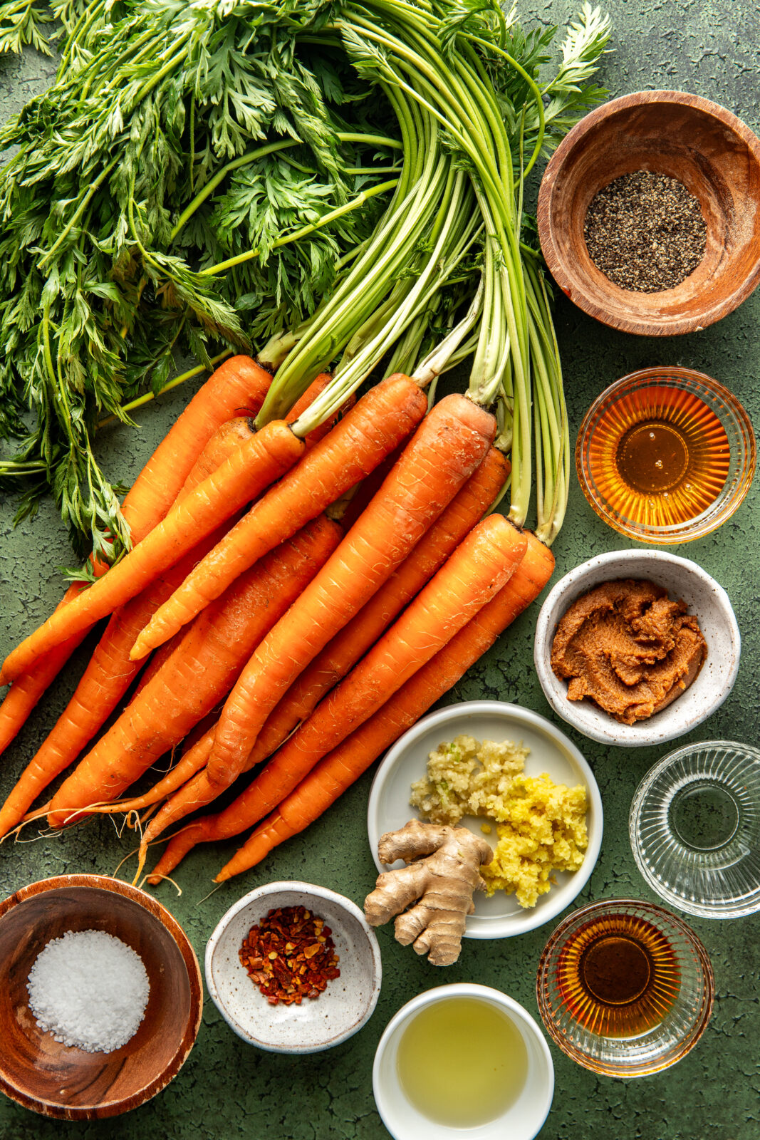 Roasted Miso Glazed Carrots - Butter Love & Salt
