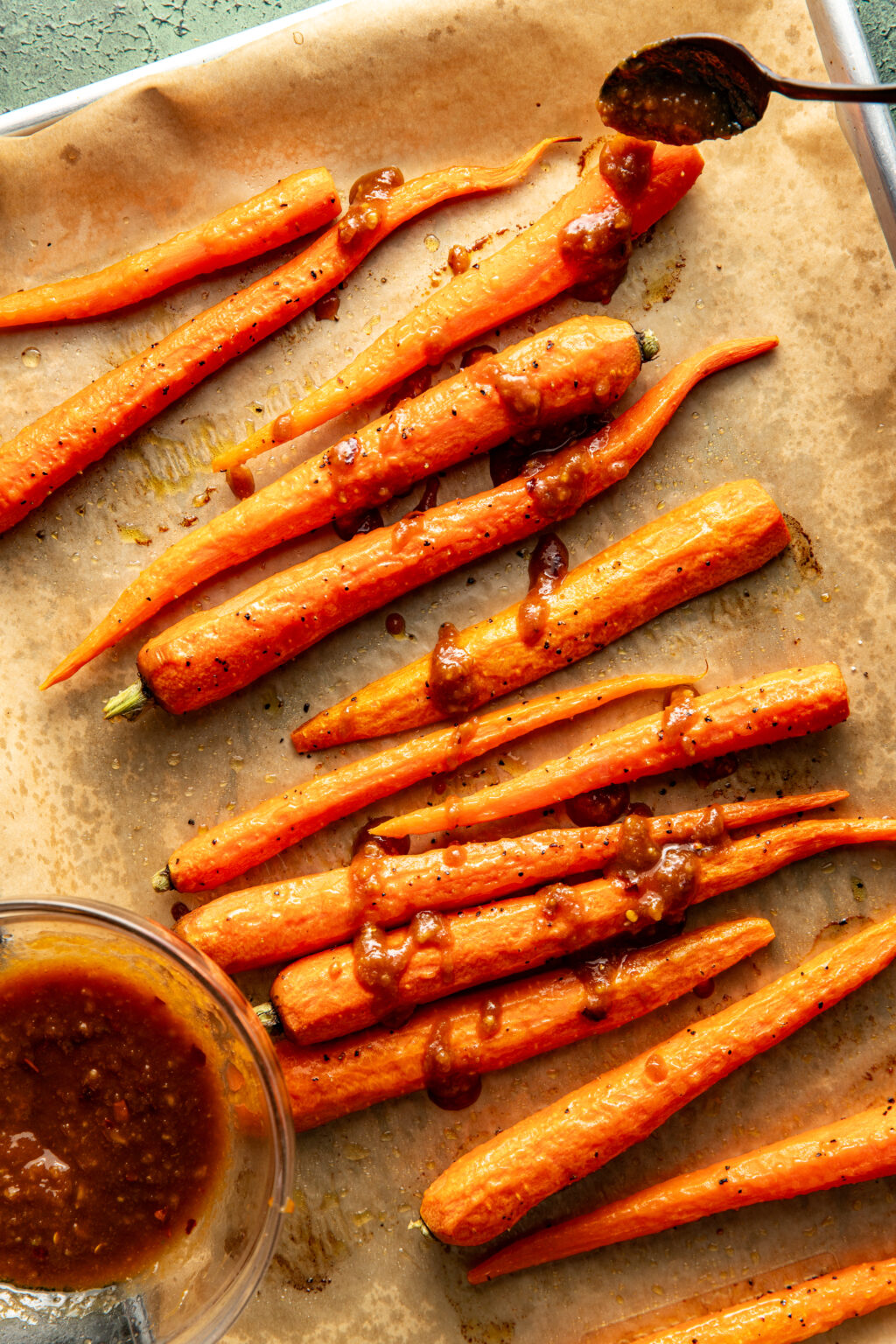 Roasted Miso Glazed Carrots - Butter Love & Salt