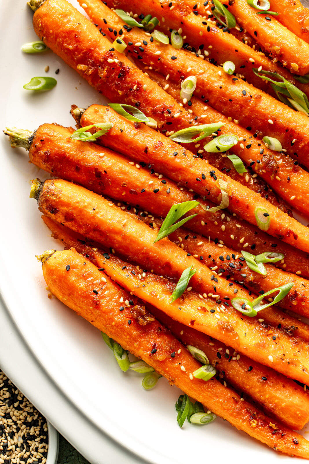 Roasted Miso Glazed Carrots - Butter Love & Salt